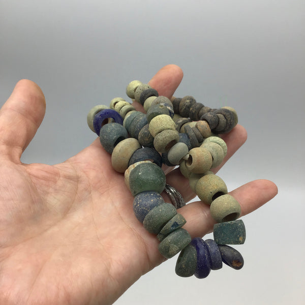 Large Ancient Egyptian Faience And Ancient Glass Beads From Egypt R