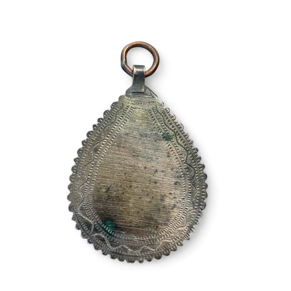 Hand Etched Islamic Teardrop Amulet, Middle East - Rita Okrent Collect ...