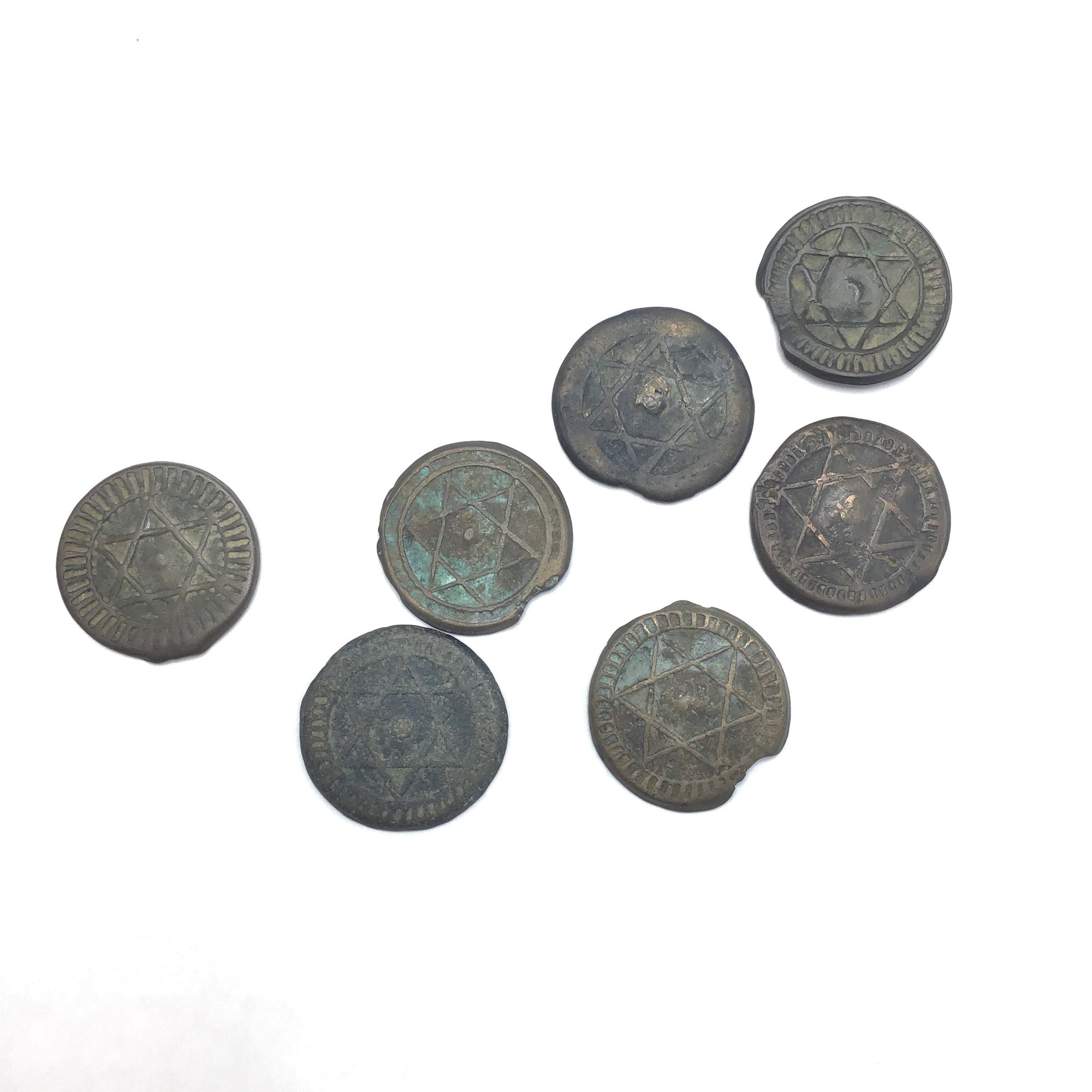 Antique Moroccan Falus Coins from the 1800's - Rita Okrent Collection ...
