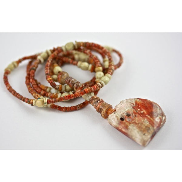 Pre-Columbian Chimu Ancient Spondylus Shell Necklace with Spondylus Sh ...
